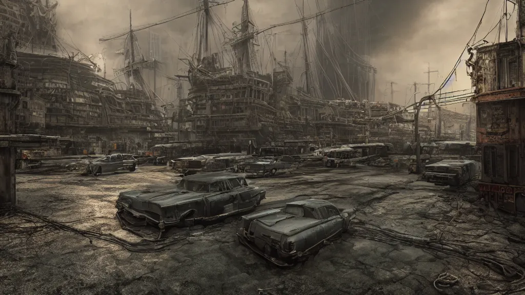 a photorealistic dramatic hyperrealistic city under | Stable Diffusion ...