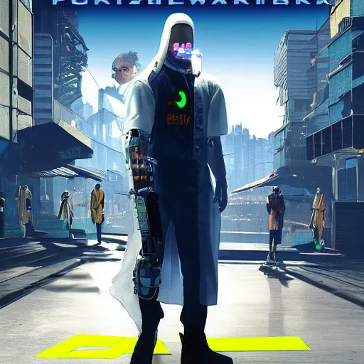 john paul ii with cyberware in cyberpunk 2 0 7 7, | Stable Diffusion ...