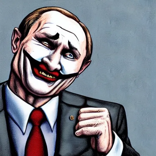 Putin as the Joker, concept art | Stable Diffusion | OpenArt