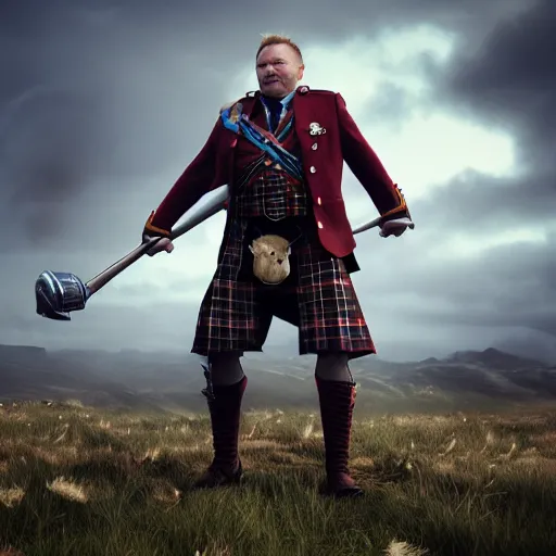 limmy brian limond as captain scotland, realistic | Stable Diffusion ...