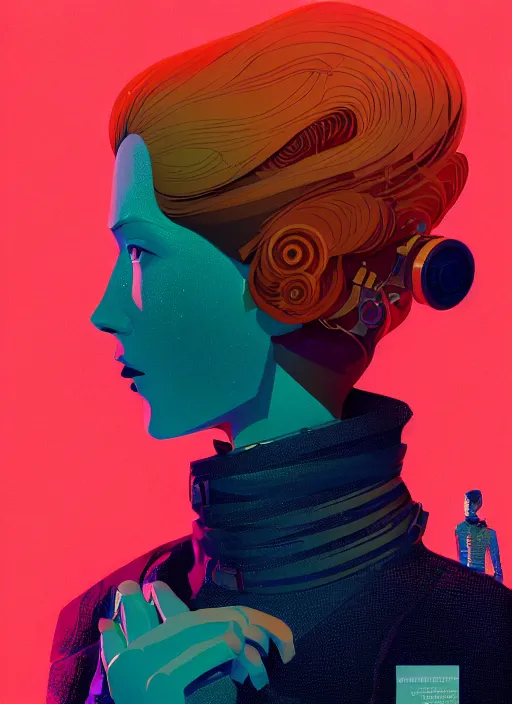 portrait of beautiful nordic woman wearing atompunk | Stable Diffusion ...