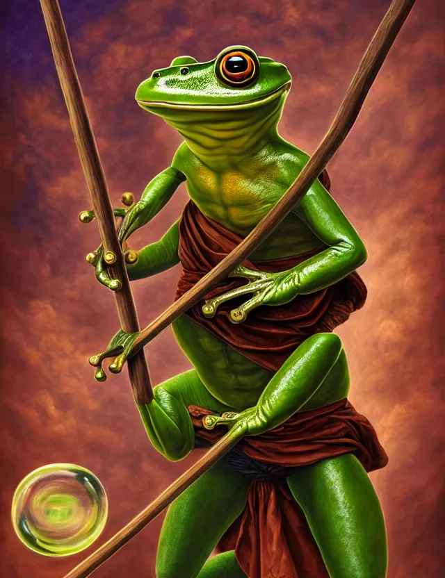 anthropomorphic bipedal frog that is dressed as a | Stable Diffusion ...