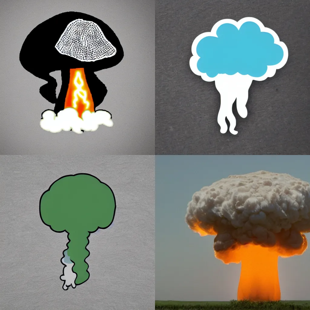 a fart that looks like a mushroom cloud | Stable Diffusion | OpenArt