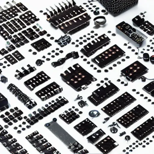 knolling of computer code, detailed | Stable Diffusion
