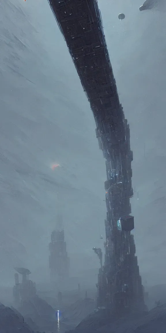 mysterious tall space elevator, carbon fiber, | Stable Diffusion | OpenArt