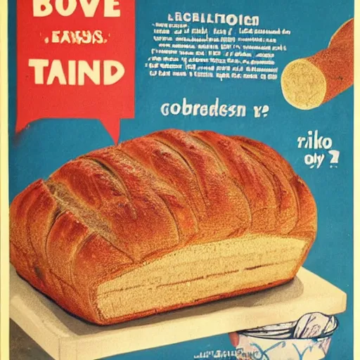 an advertisement for a explosive bread | Stable Diffusion | OpenArt