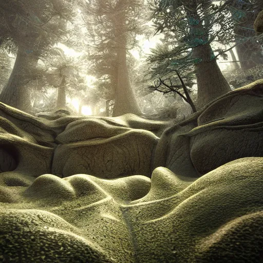 fractal forest, fractal art, 3 d render, octane | Stable Diffusion ...