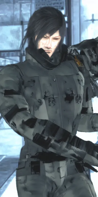 keiji haino npc in metal gear solid, gameplay | Stable Diffusion