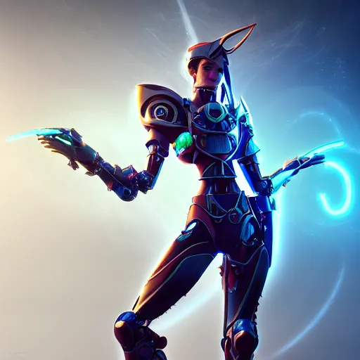 Alluring Elf Princess knight, Futuristic Cyborg | Stable Diffusion ...