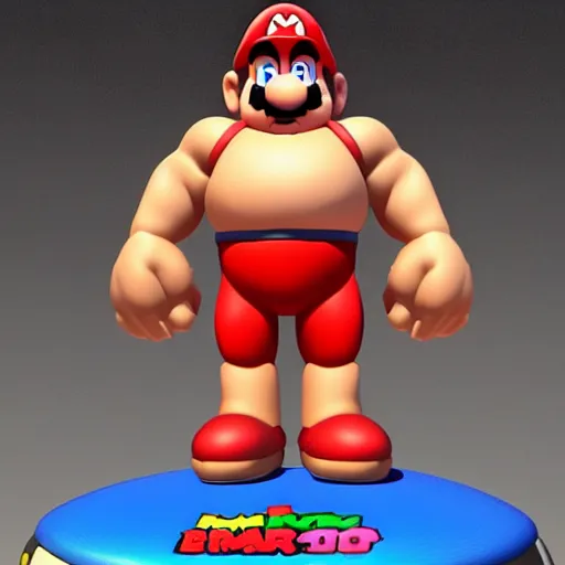 Amazing detailed render of a shirtless Super Mario as | Stable ...
