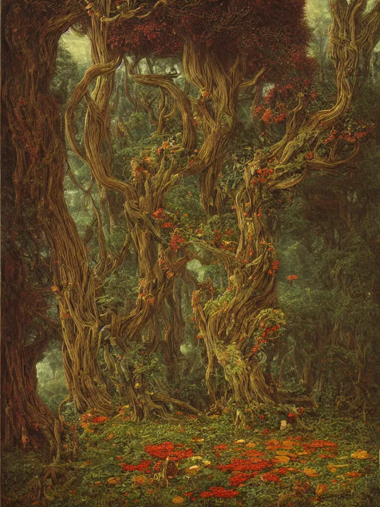 artistic multicolor cottagecore gothic veduta of a | Stable Diffusion ...