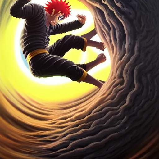 highly detailed painting of uzumaki naruto fighting a | Stable ...