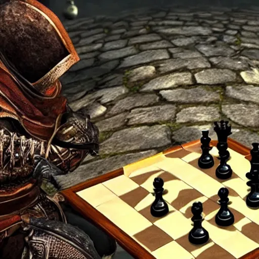 a hamster playing chess in the game dark souls | Stable Diffusion | OpenArt