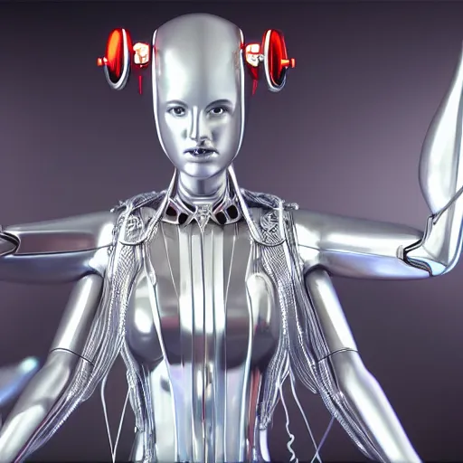 gorgeous gynoid unboxing experience, octane, highly | Stable Diffusion ...