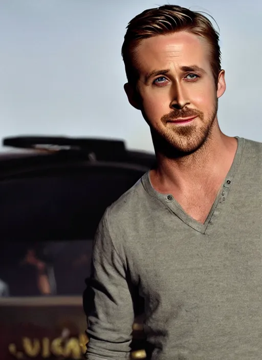 Ryan Gosling and caracal | Stable Diffusion | OpenArt