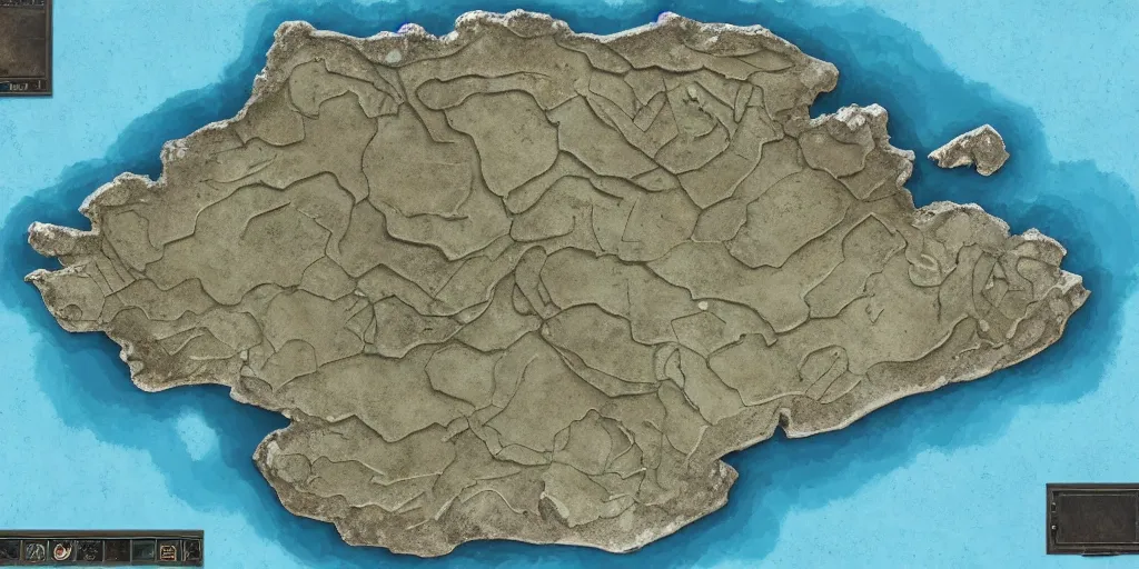 a salt covered island, gridless tabletop roleplaying | Stable Diffusion ...