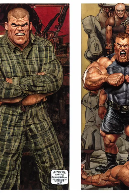 full body and head portrait of martyn ford as marvel's | Stable ...