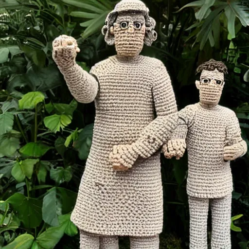 statue of laokoon and his sons, made from crochet | Stable Diffusion ...