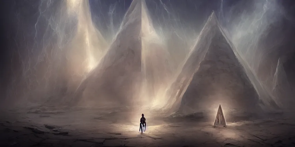 an arabian sorcerer stands before a symmetrical white | Stable ...