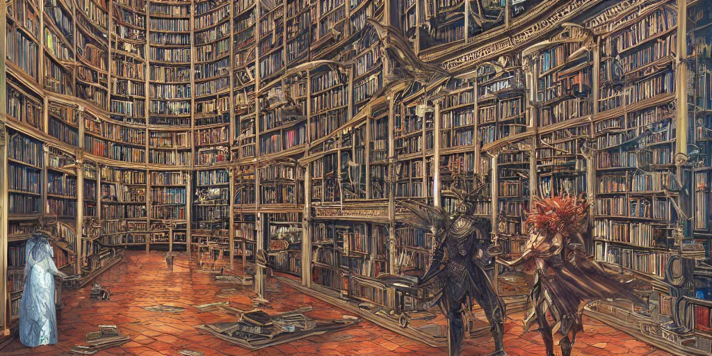 magic the gathering art, Akashic records massive Roman | Stable ...