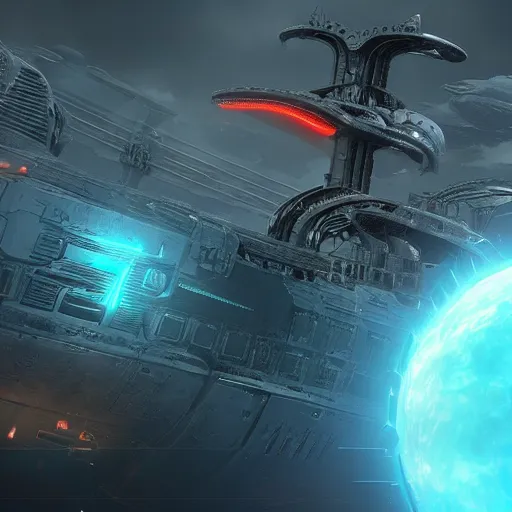 alien battleship fighting the earth, award winning, | Stable Diffusion | OpenArt