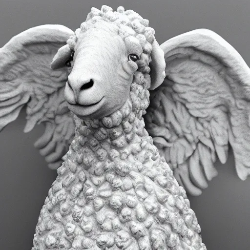 a DND small cute sheep monster, made by Stanley | Stable Diffusion