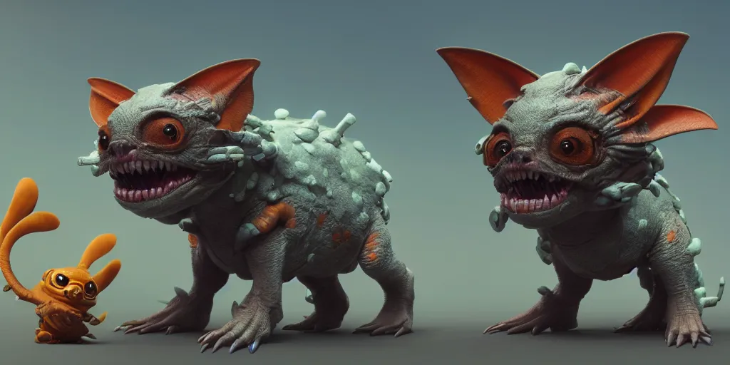 a cute scifi fauna pet by neville page, ken | Stable Diffusion | OpenArt