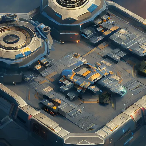 space base, futuristic kitbash, top angle, jama | Stable Diffusion ...