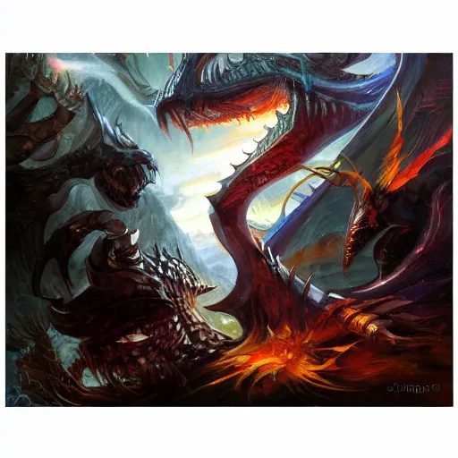 a painting of magic the gathering artwork | Stable Diffusion | OpenArt