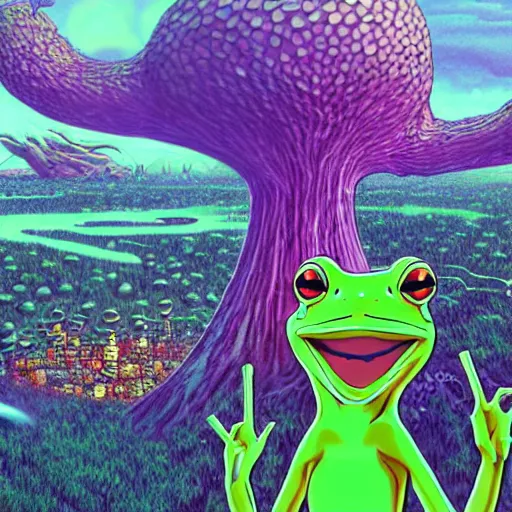 A close up portrait of a dignified psychedelic godlike | Stable ...