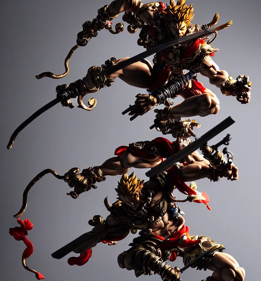 sun wukong myth clouds, smoke by chen uen yoji | Stable Diffusion | OpenArt