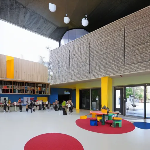 a cool school reception, architecture, no children | Stable Diffusion ...
