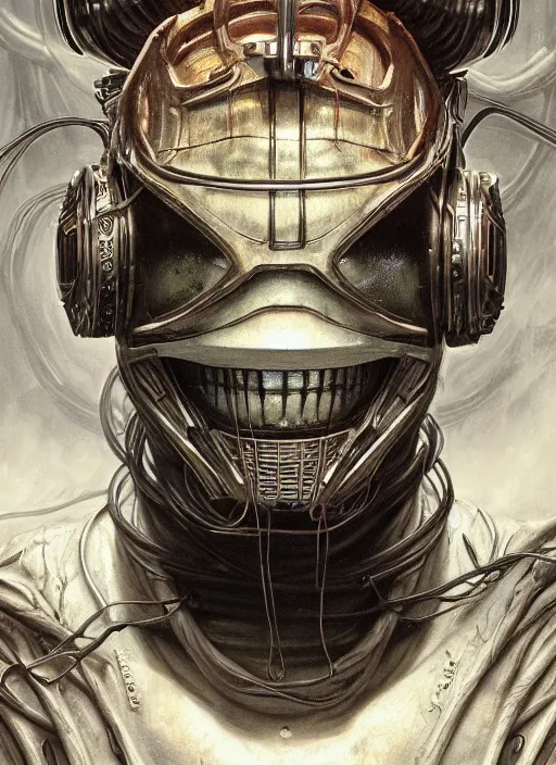 close up sci - fi horror machine glowing mf doom | Stable Diffusion ...