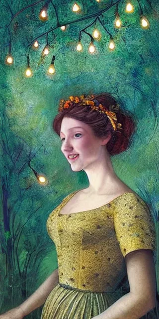 a totally enraptured smiling young woman surrounded by | Stable ...