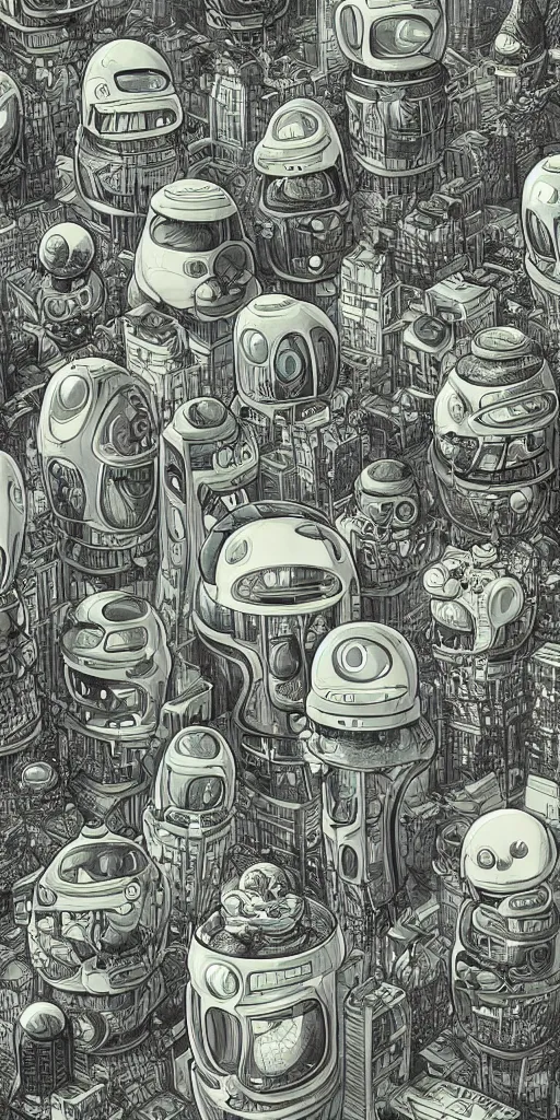 crazy alien apartments pods extremely detailed, sharp | Stable ...