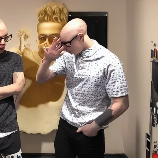 anthony fantano praying to a picture of playboi carti | Stable ...