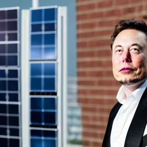 a portrait of elon musk wearing a suit made out of | Stable Diffusion ...