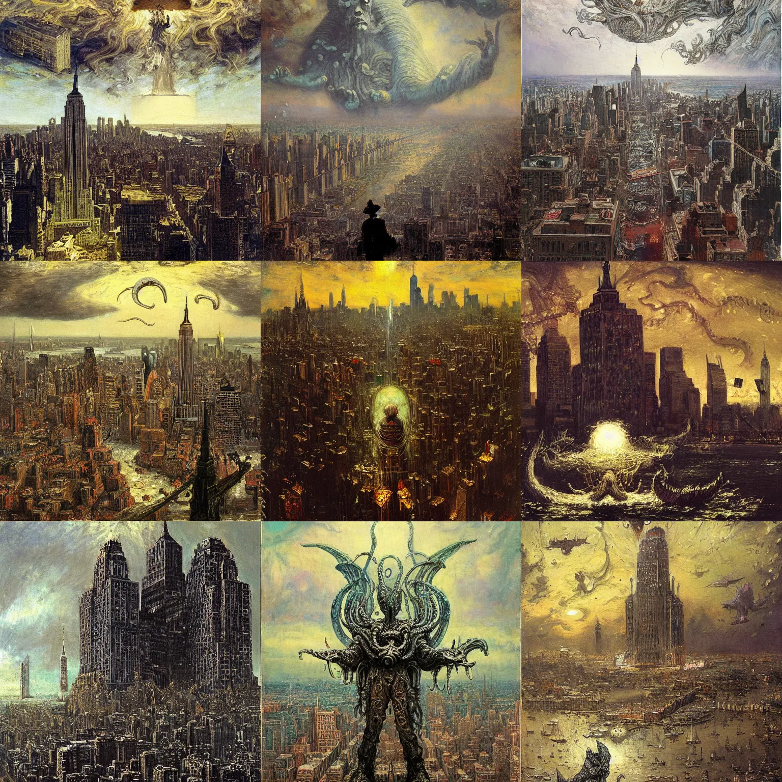 inconceivably otherworldly elder god appears over new | Stable ...