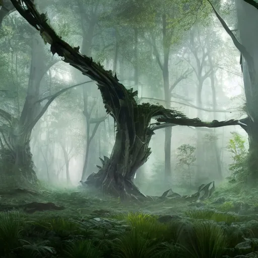 futuristic branching and vaulted canopy structure | Stable Diffusion | OpenArt