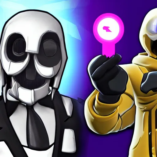 wd gaster in fortnite | Stable Diffusion
