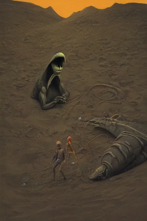 reptilian alien is a judge on the Martian dirty trash | Stable ...