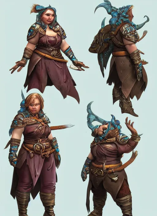 chubby human female, ultra detailed fantasy, | Stable Diffusion