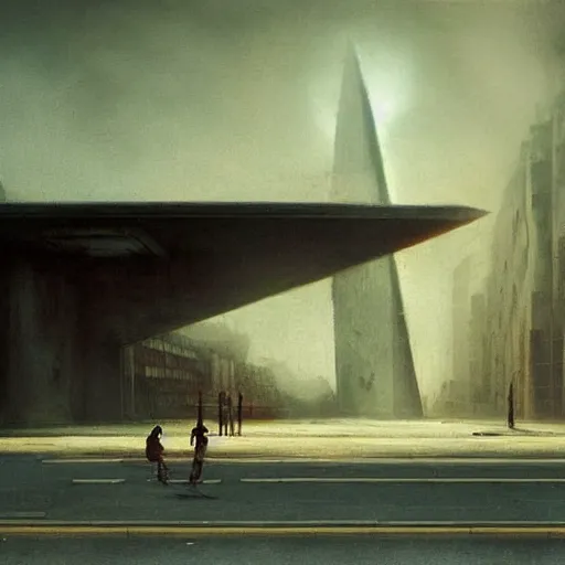 education of the masses, dystopia, oil painting, wide | Stable ...