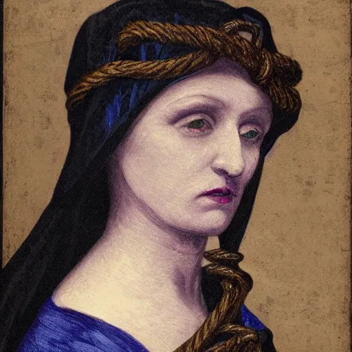 dark portrait, death ultra violet head woman in | Stable Diffusion ...