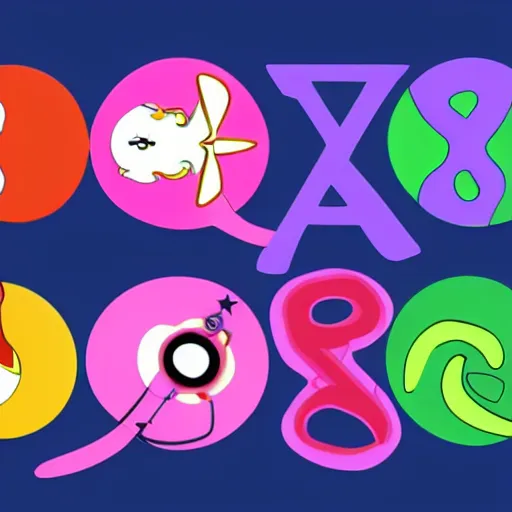 Power puff girls bubble text Vector logo | Stable Diffusion | OpenArt