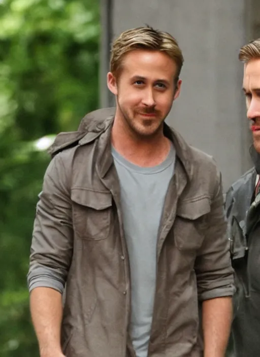 Ryan Gosling and caracal | Stable Diffusion | OpenArt