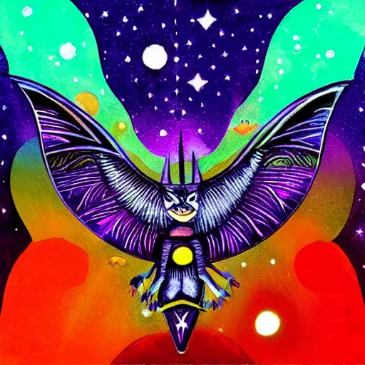 rainbow cosmic bat | Stable Diffusion | OpenArt