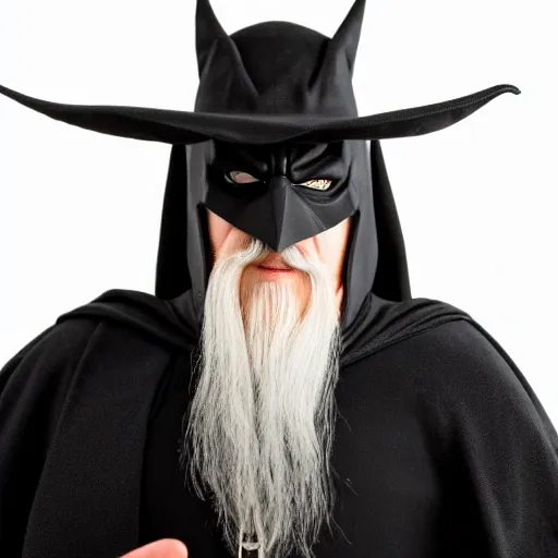 a photo of gandalf dressed as batman, 30mm sigma lens, | Stable Diffusion