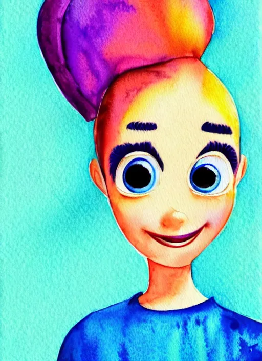 pixar character and sidekick, animated, beautiful | Stable Diffusion ...