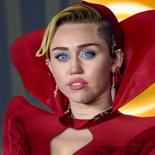 an 8 k uhd photo of miley cyrus as the scarlett witch | Stable ...